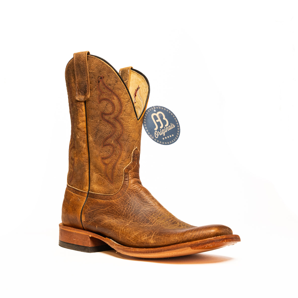Anderson Bean Briar Bison Square Toe Western Boot – Crazy House Western ...