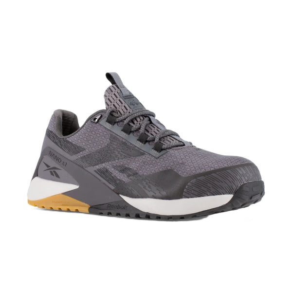 Reebok Men's Grey and Black Nano X1 Adventure Work Composite Toe ...